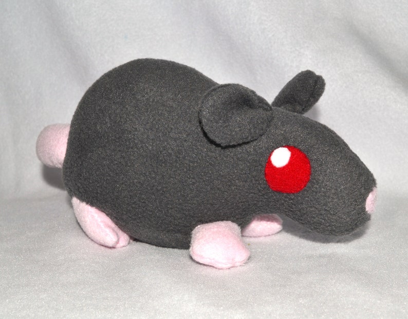 Chibi Grey Rat Halloween Gothic Plush - Etsy UK