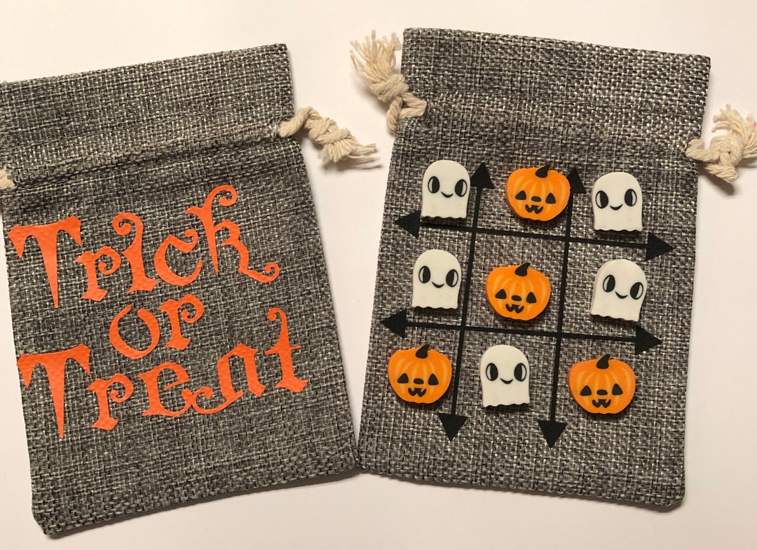 Tic Tac Toe Game in a Bag - Etsy