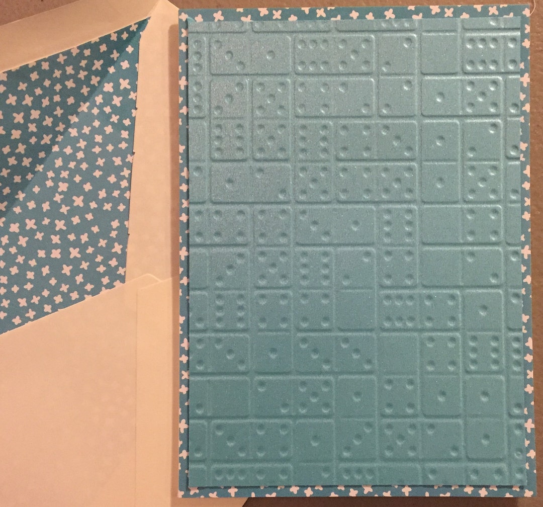 Just Because Cards--domino Card Set-set of 4 - Etsy