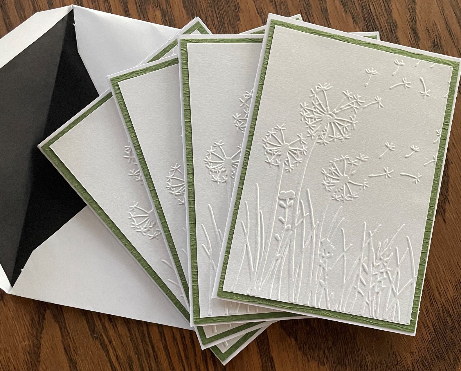 Dandelion-make a Wish Cards-dandelion Cards-set of 4 - Etsy