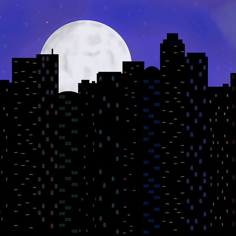 Skyline Backdrop - Etsy