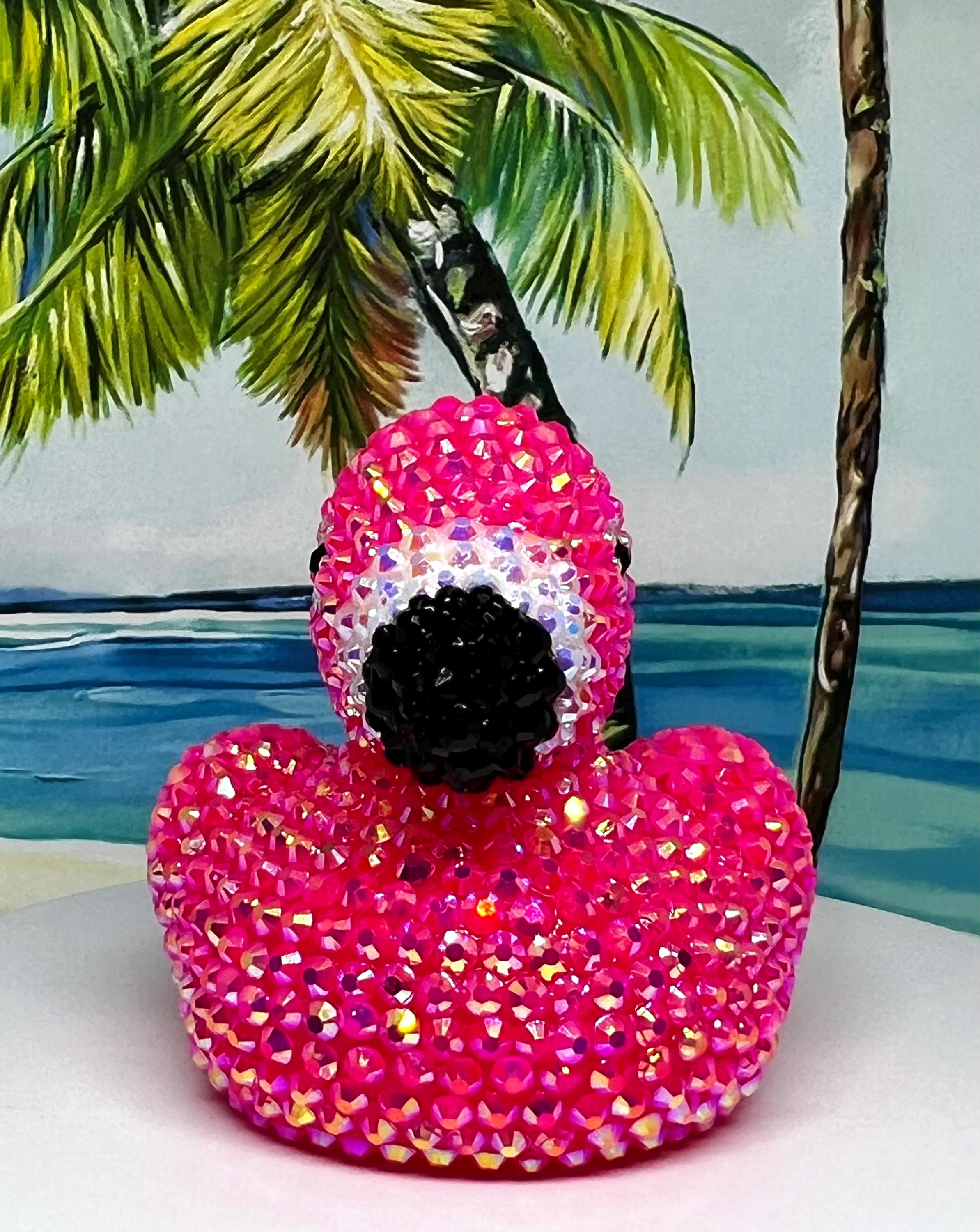 Jeep/cheer/cruise/desktop Buddy Choice of Flamingo Duck Bling/bedazzled ...