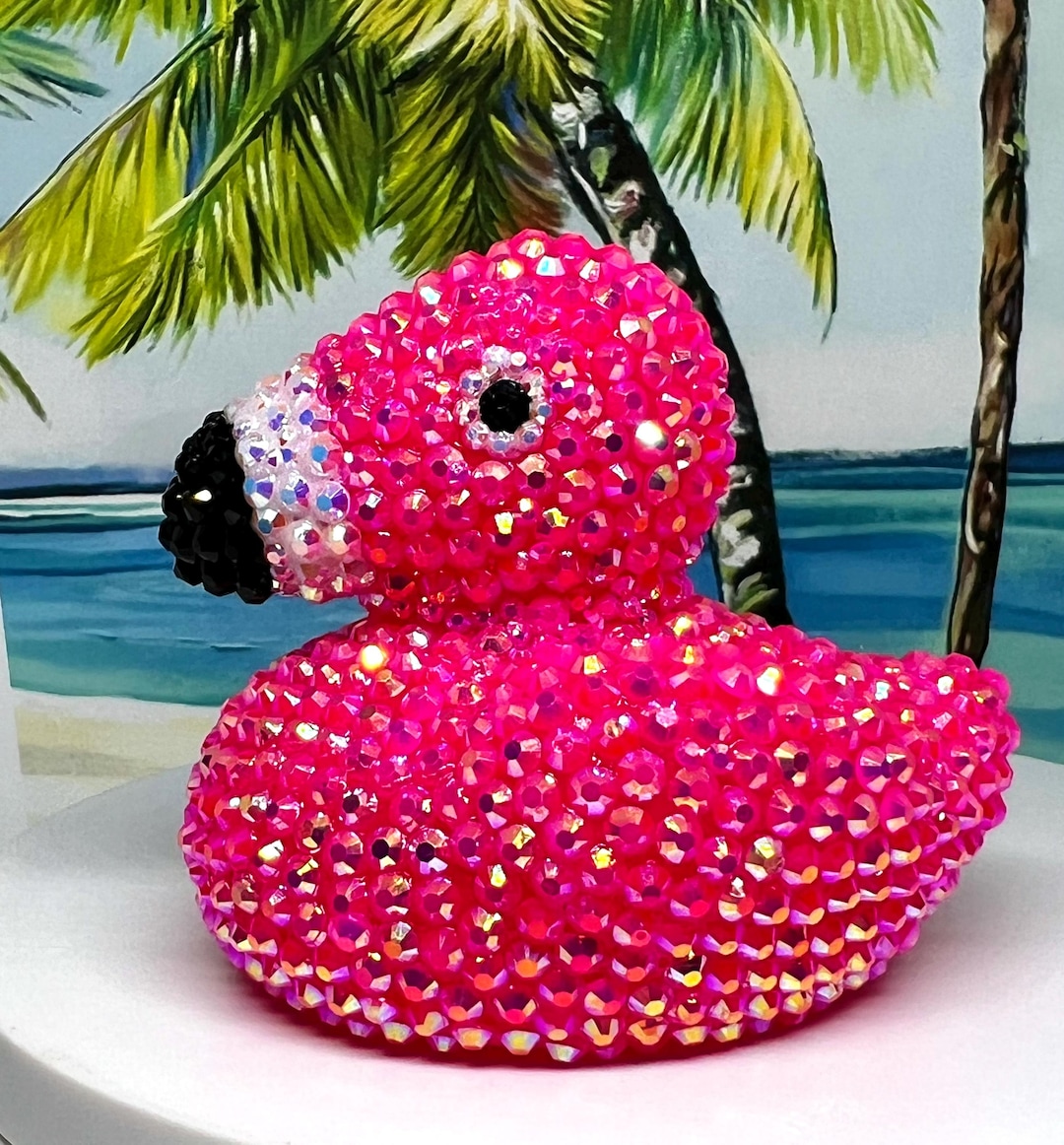 Jeep/cheer/cruise/desktop Buddy Choice of Flamingo Duck Bling/bedazzled ...