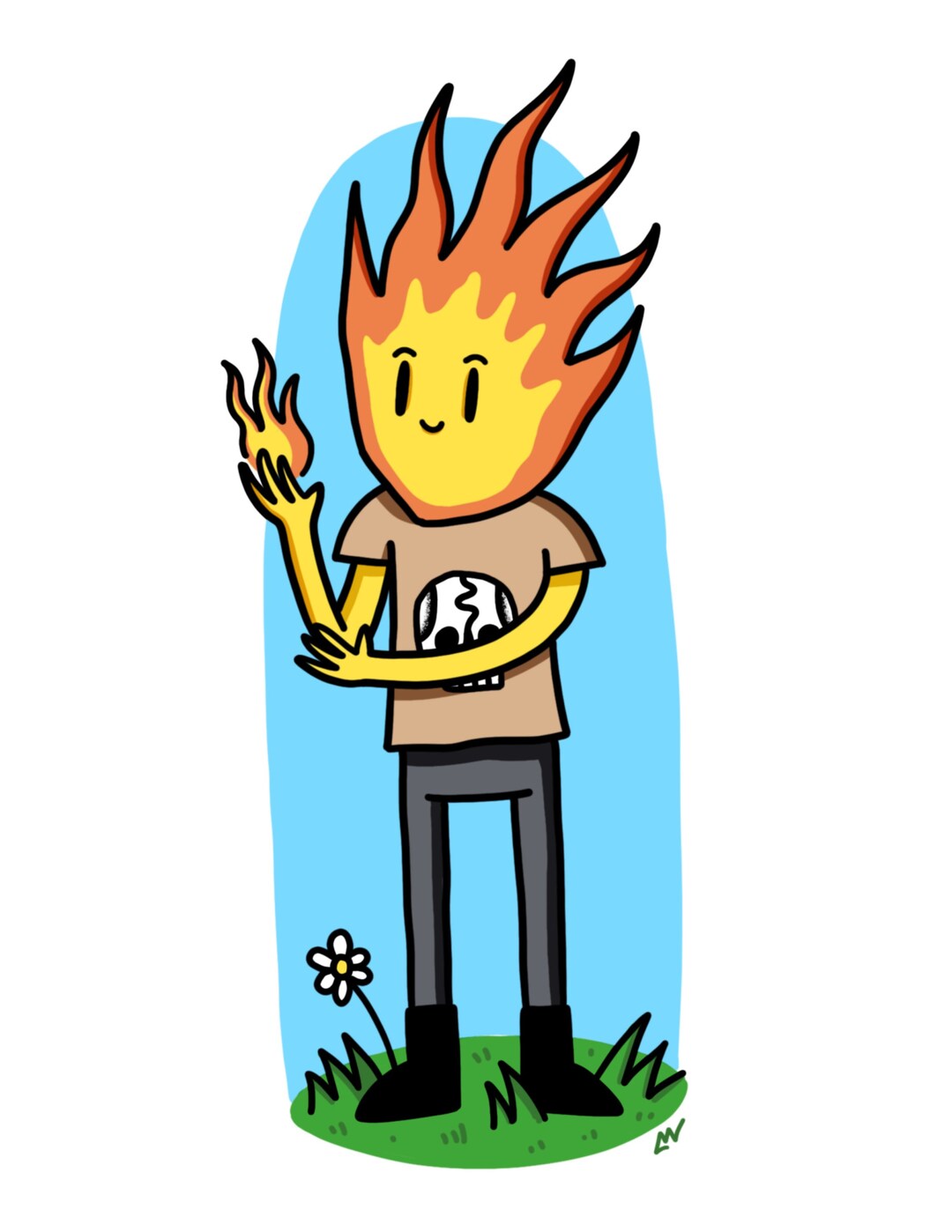 Flameboy. Print - Etsy
