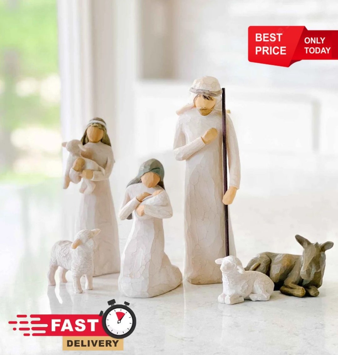 Willow Tree Nativity 6-piece Set 26005 Sculpted Hand-painted Nativity ...