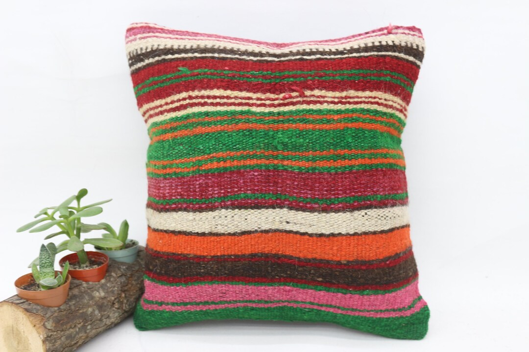 Personalized Pillow, Antique Pillows, Throw Pillow Covers, 14x14 Green ...