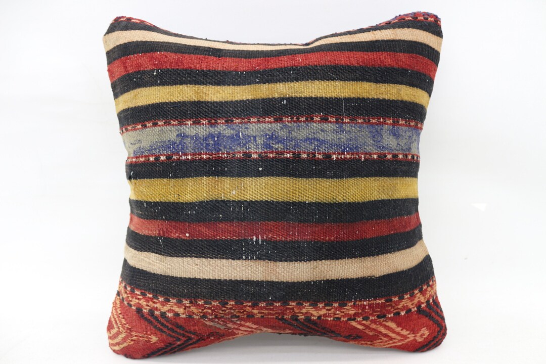 Personalized Gift, Kilim Pillow Covers, Kilim Pillows, 18x18 Red Pillow ...
