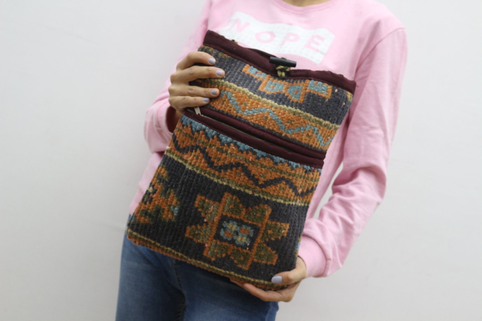 Turkish Bag Best Gift For Her Travel Bag 11x14 Bag Handmade | Etsy