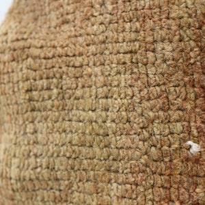 20x20 Rug Pillow, Organic Pillow, Circle Pillow, Pillow Cover ...