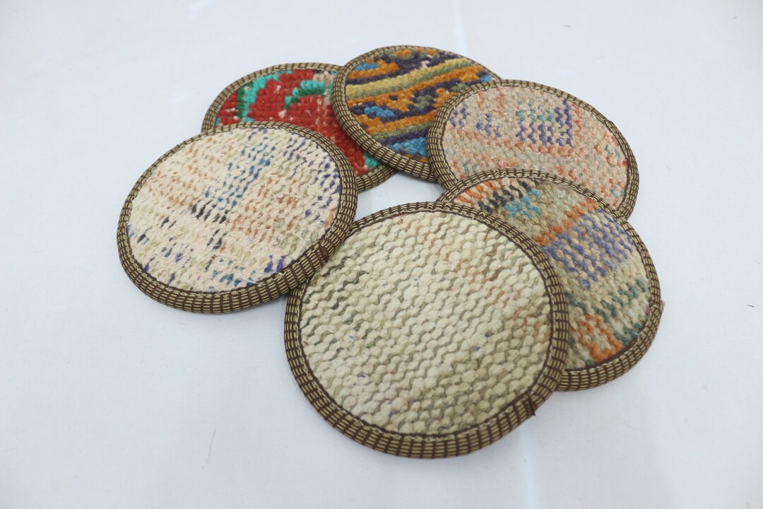 Beer Coaster, Coffee Cup Pad, Tea Pad, Orange Pad, Rug Pad, Rustic ...