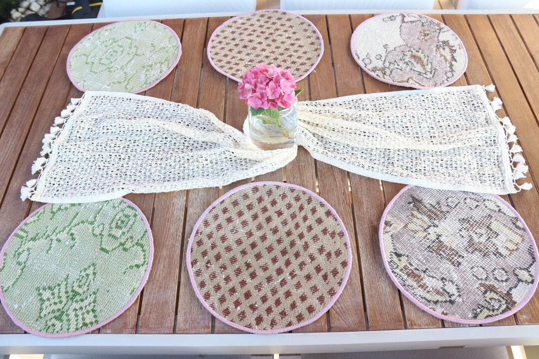 Rug Supla, Kitchen Decor, Coffee Cup Pad, Brown Coaster, Rug Supla ...