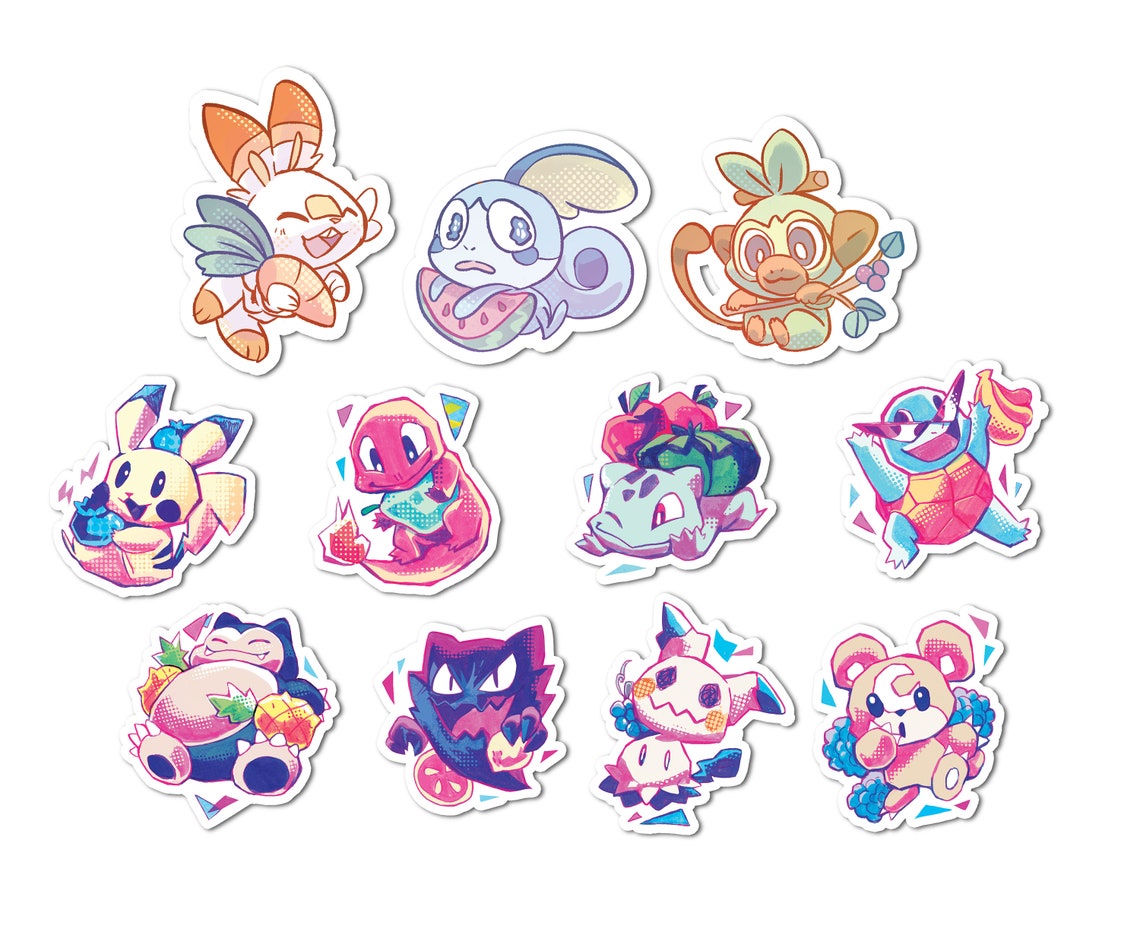 Stickers Pokémon - Etsy
