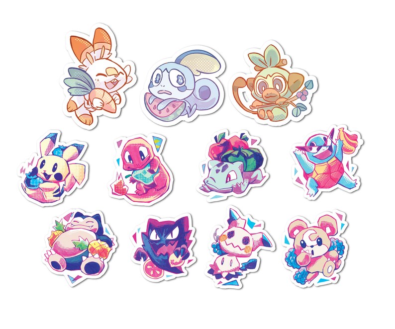 Stickers Pokémon - Etsy