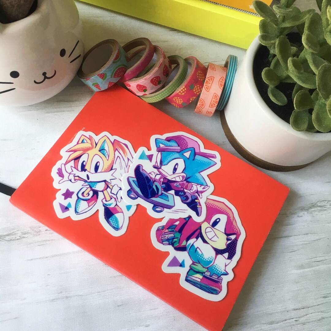 Classic Sonic Stickers - Etsy