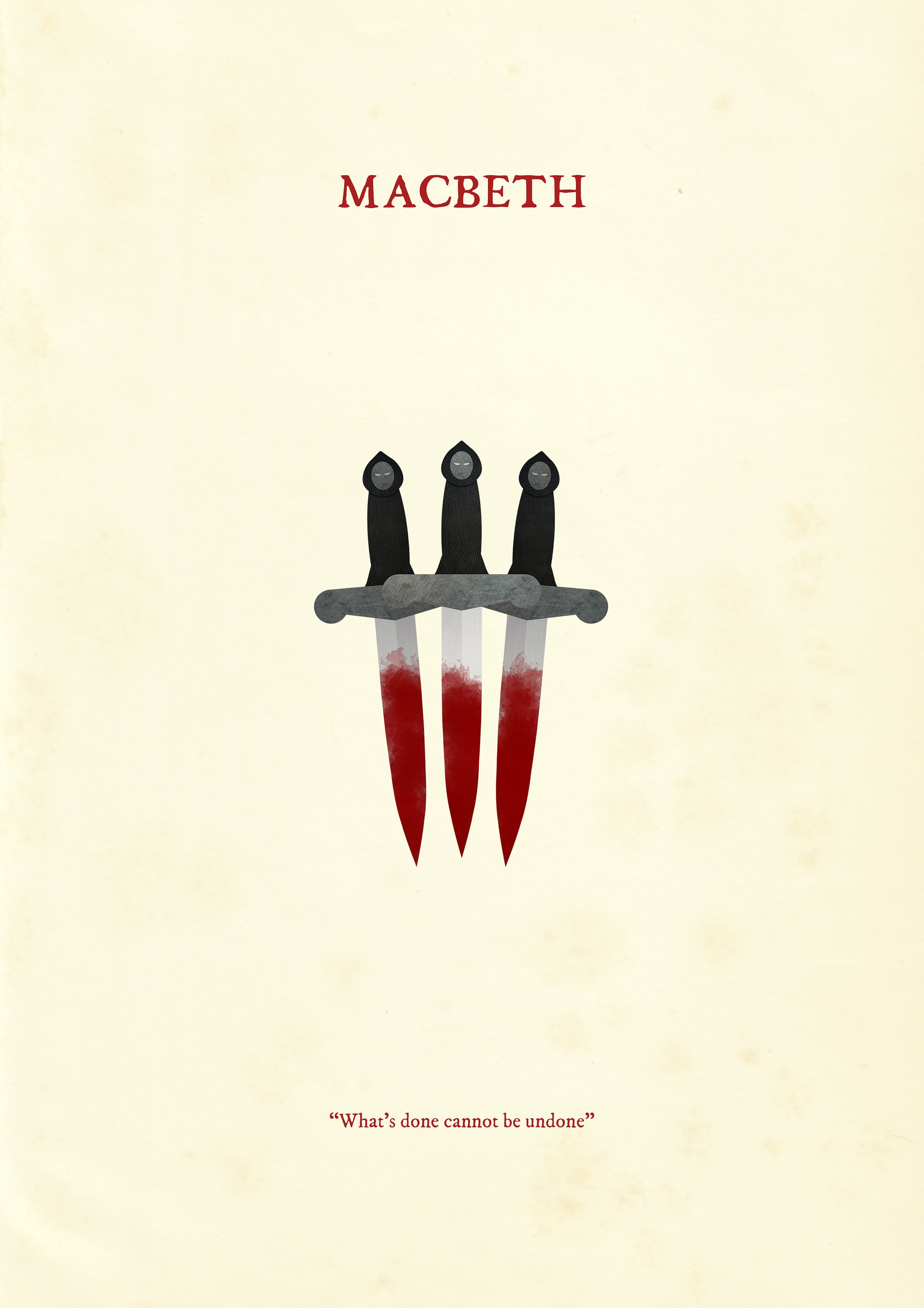 Macbeth Art Print SHAKESPEARE SERIES Art Print Literary Gift Theatre ...