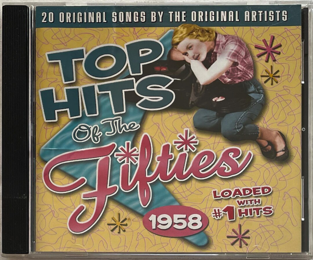 Various Artists, "top Hits of the Fifties 1958" - CD Features 20 #1 ...