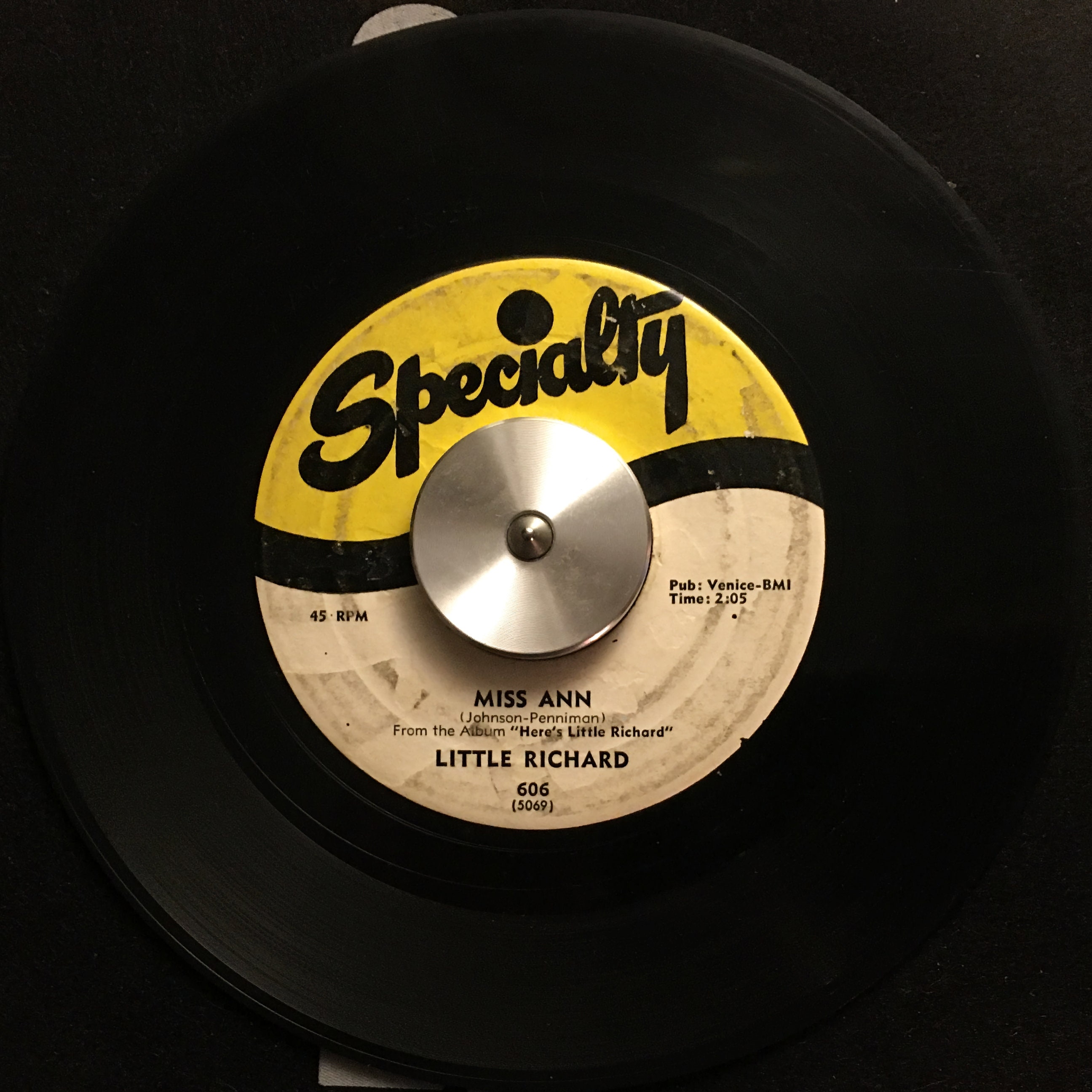 Little Richard, "jenny, Jenny" B/w "miss Ann" - Original 45 RPM Single ...