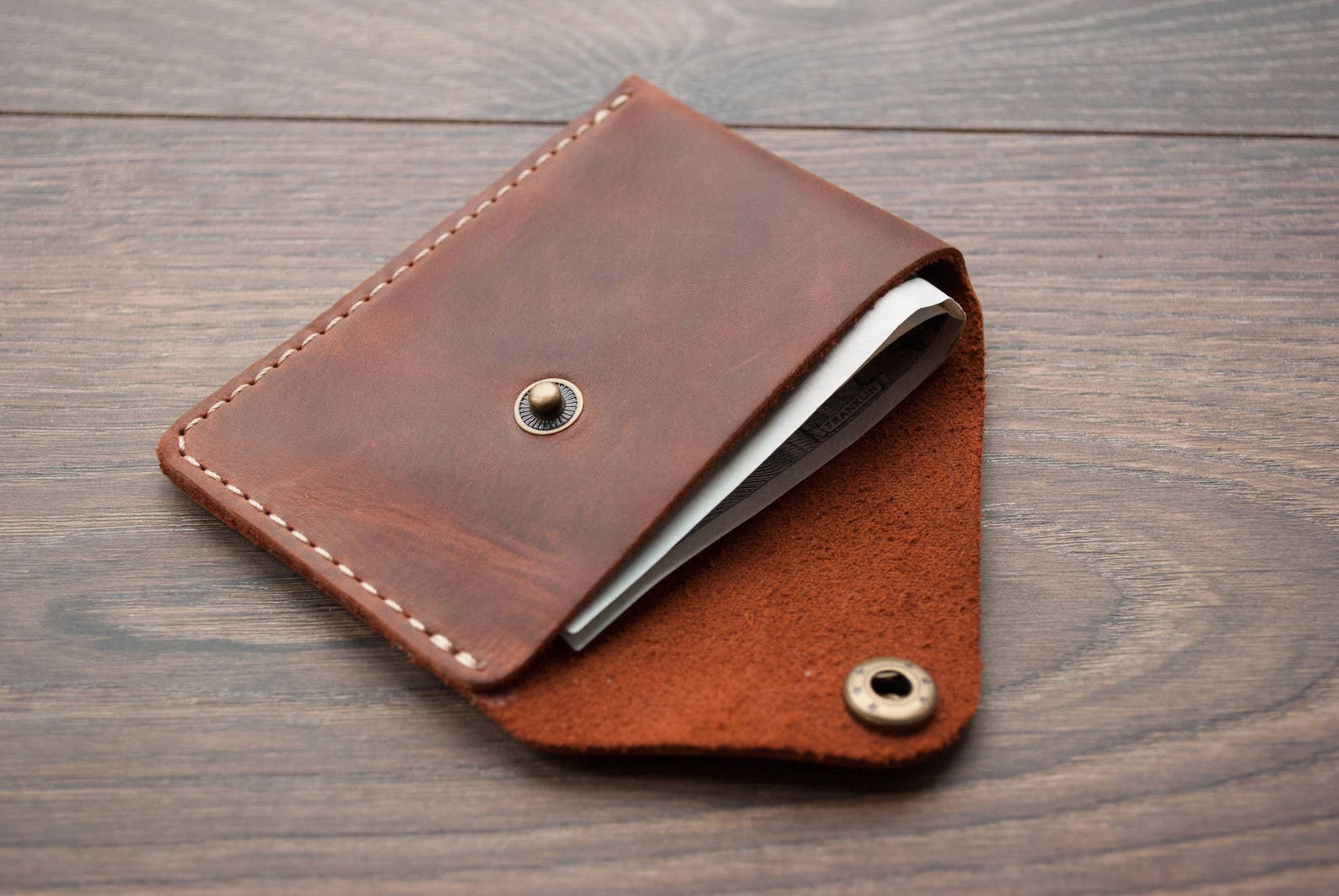 Minimalist Wallet Best Leather Wallet Slim Wallet | Etsy