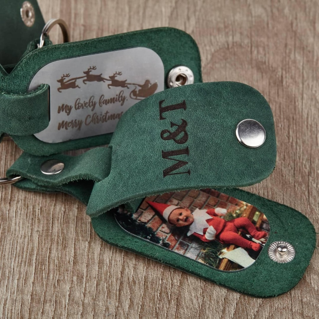 Personalized Birthday Gifts for Him, Custom Leather Keychains ...