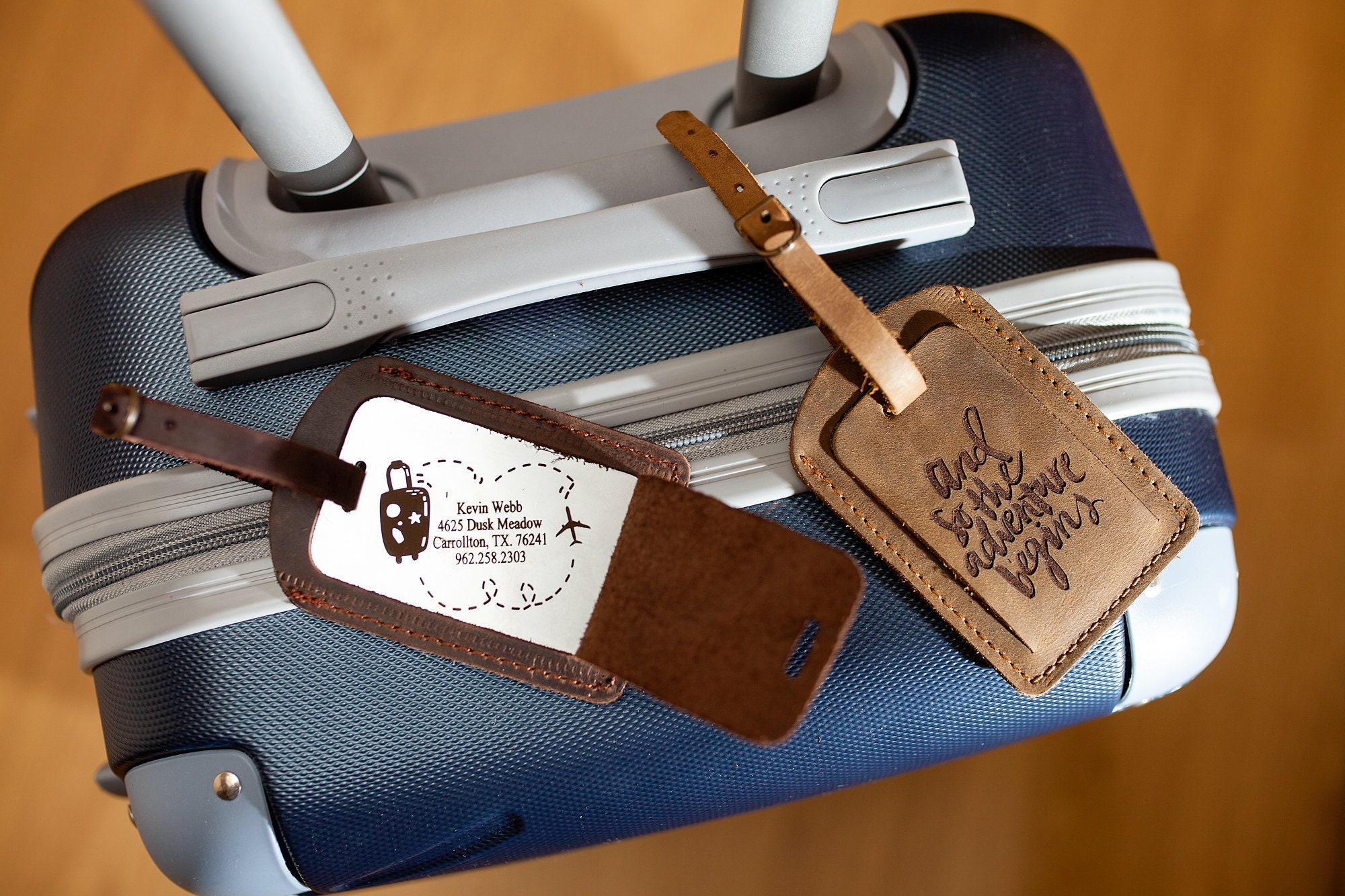 Custom gift Luggage tags personalized gifts for boyfriend | Etsy