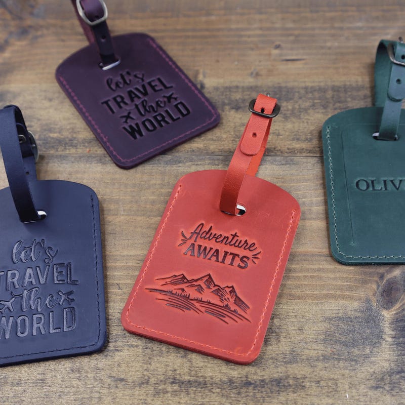 Personalized Cowhide Tags - Etsy
