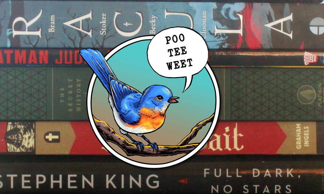Slaughterhouse-five 'poo Tee Weet' Bird Vinyl Sticker Water Bottle ...