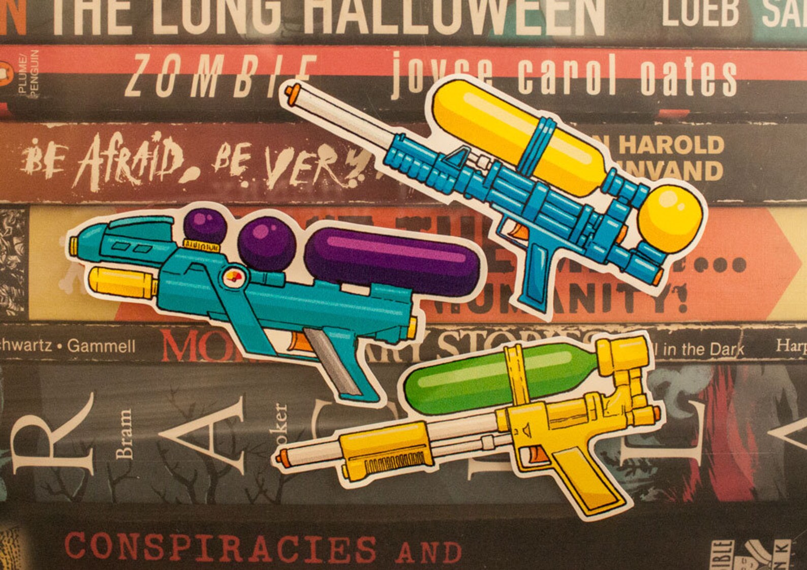 Vintage Super Soakers Sticker Sheet set of 3 Water Guns | Etsy