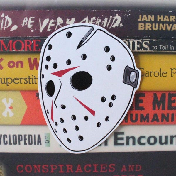 Jason Voorhees Mask Stickers - Etsy