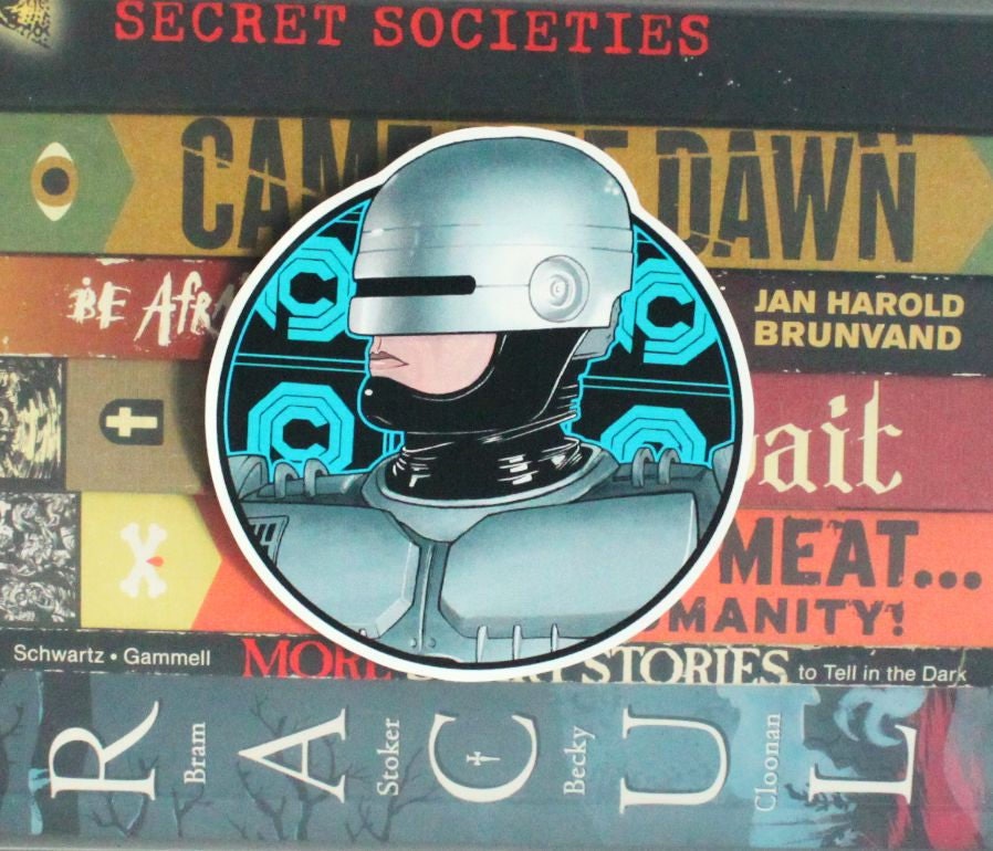 Robocop Cutout Sticker | Etsy