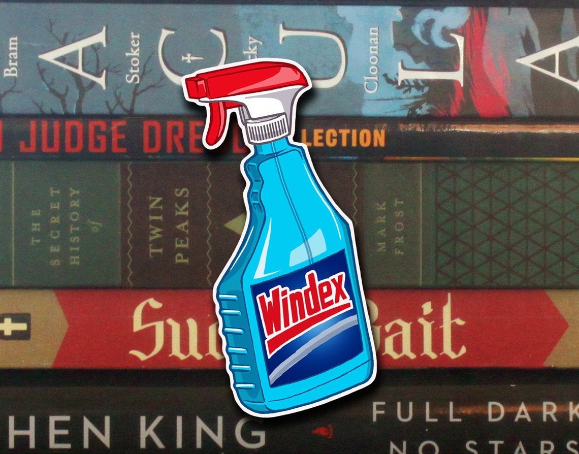 Windex Bottle Vinyl Sticker Water Bottle Decals Laptop - Etsy