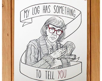 Twin Peaks Log Lady | Etsy