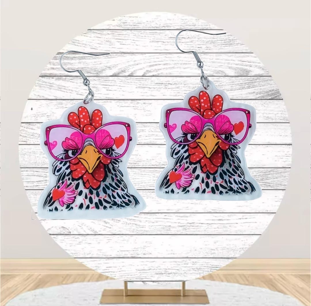 Aninal Dangle Earrings: Funny, Statement Earrings, Unique, Gifts, Fun ...