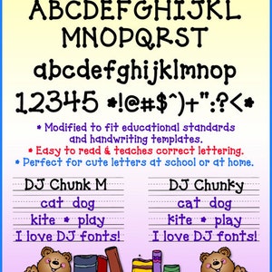 Fonts for Teachers Collection Download - Etsy