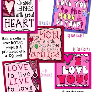 10 Favorite Fonts - DJ Inkers Download - Etsy