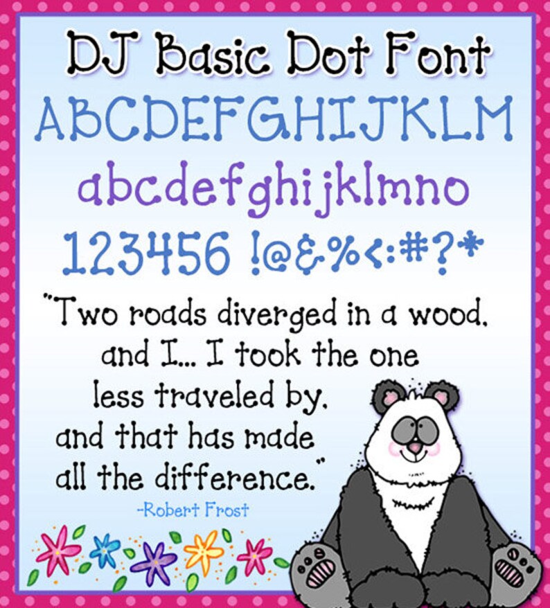 DJ Inkers' Basic Fonts Collection - 5 Font Bundle With Hand Drawn ...