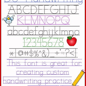 Fonts for Teachers Collection Download - Etsy
