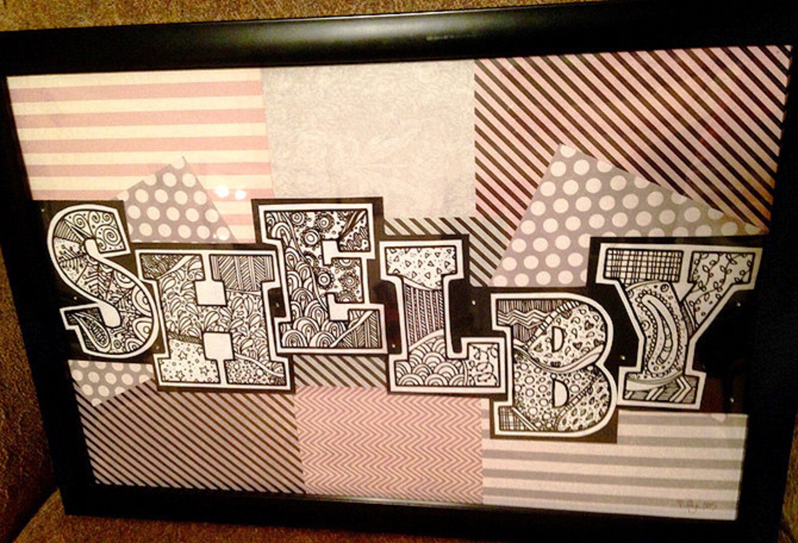 Zen-doodle Alphabet - Monogram Letter Clip Art by DJ Inkers - Etsy