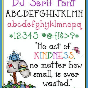 DJ Inkers' Basic Fonts Collection - 5 Font Bundle With Hand Drawn ...