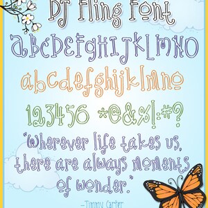 Cute FONTS Collection Download - Etsy