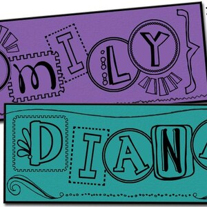 ABC Cool Clip Art Alphabet - Fun Cut-out Style Collage Lettering ...