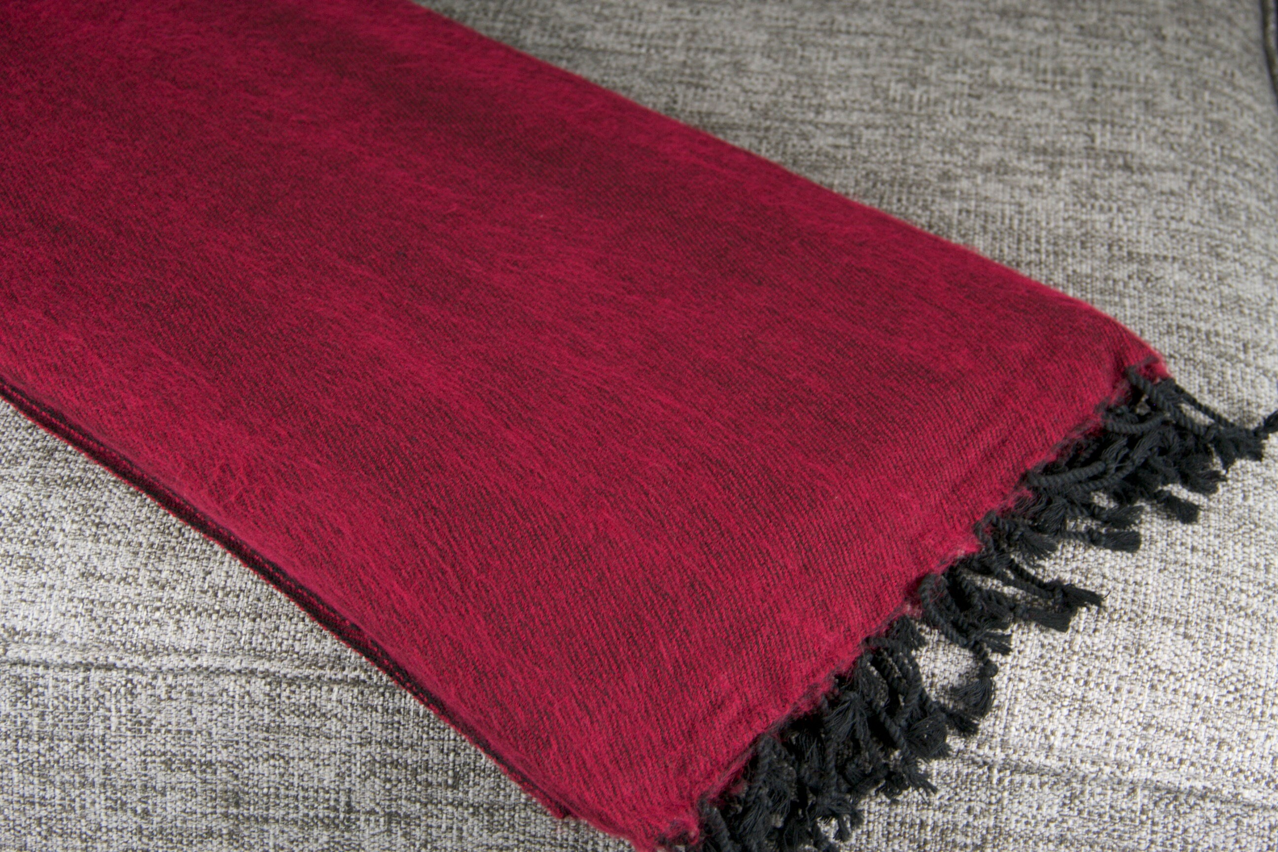 Himalayan Yak Wool Blanket Bed Sofa Throws Large Scarf Fringe | Etsy