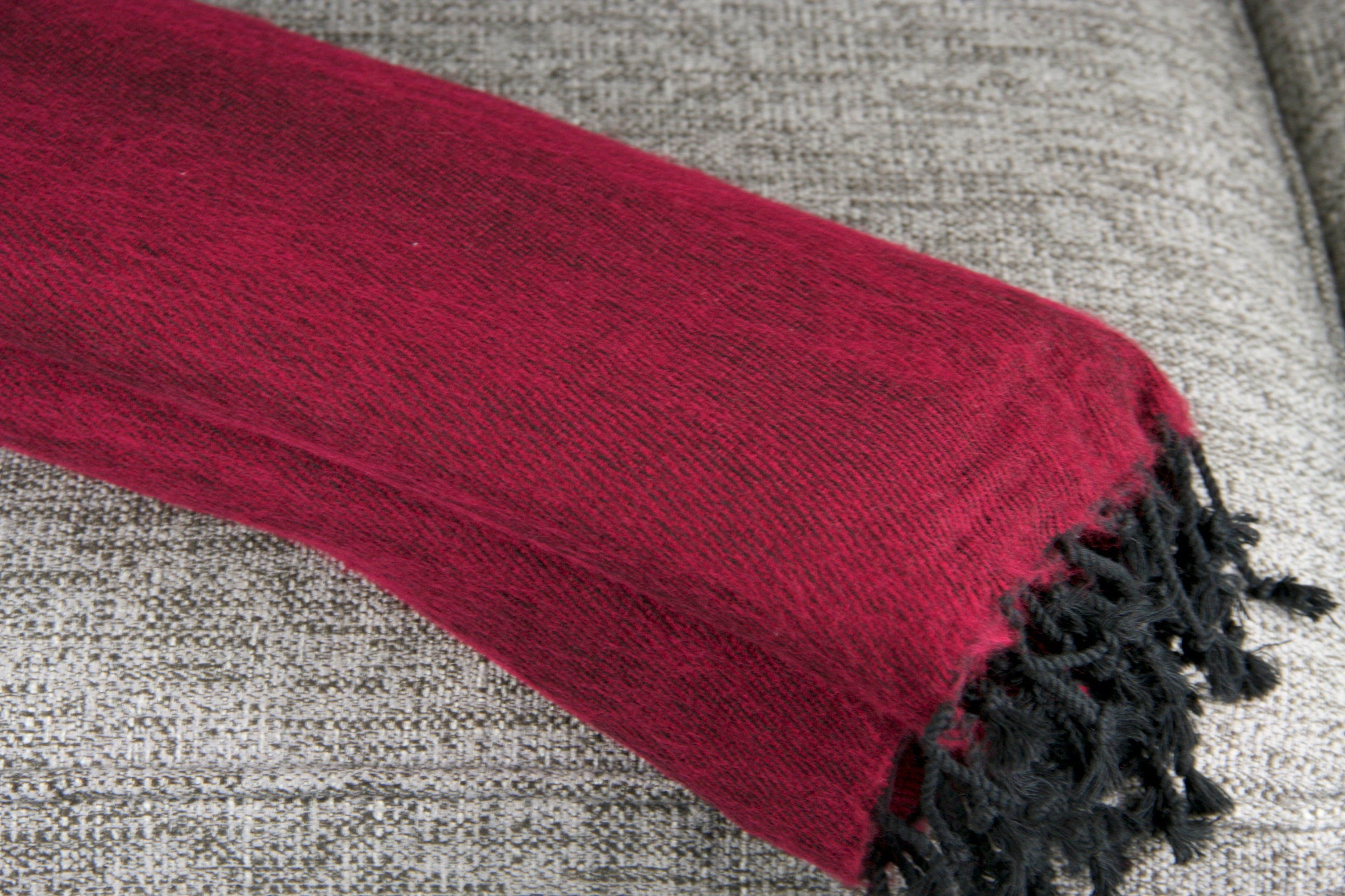 Himalayan Yak Wool Blanket Bed Sofa Throws Large Scarf Fringe | Etsy