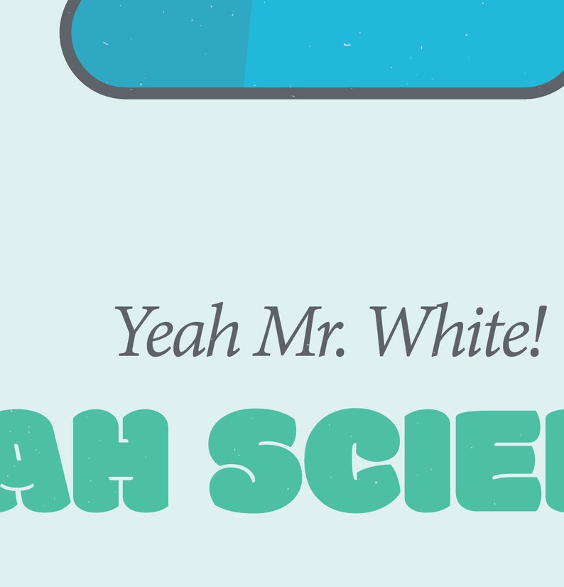 Minimalist yeah Science Breaking Bad Better Call Saul Poster - Etsy New ...