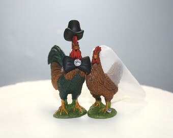 Rooster cake topper | Etsy