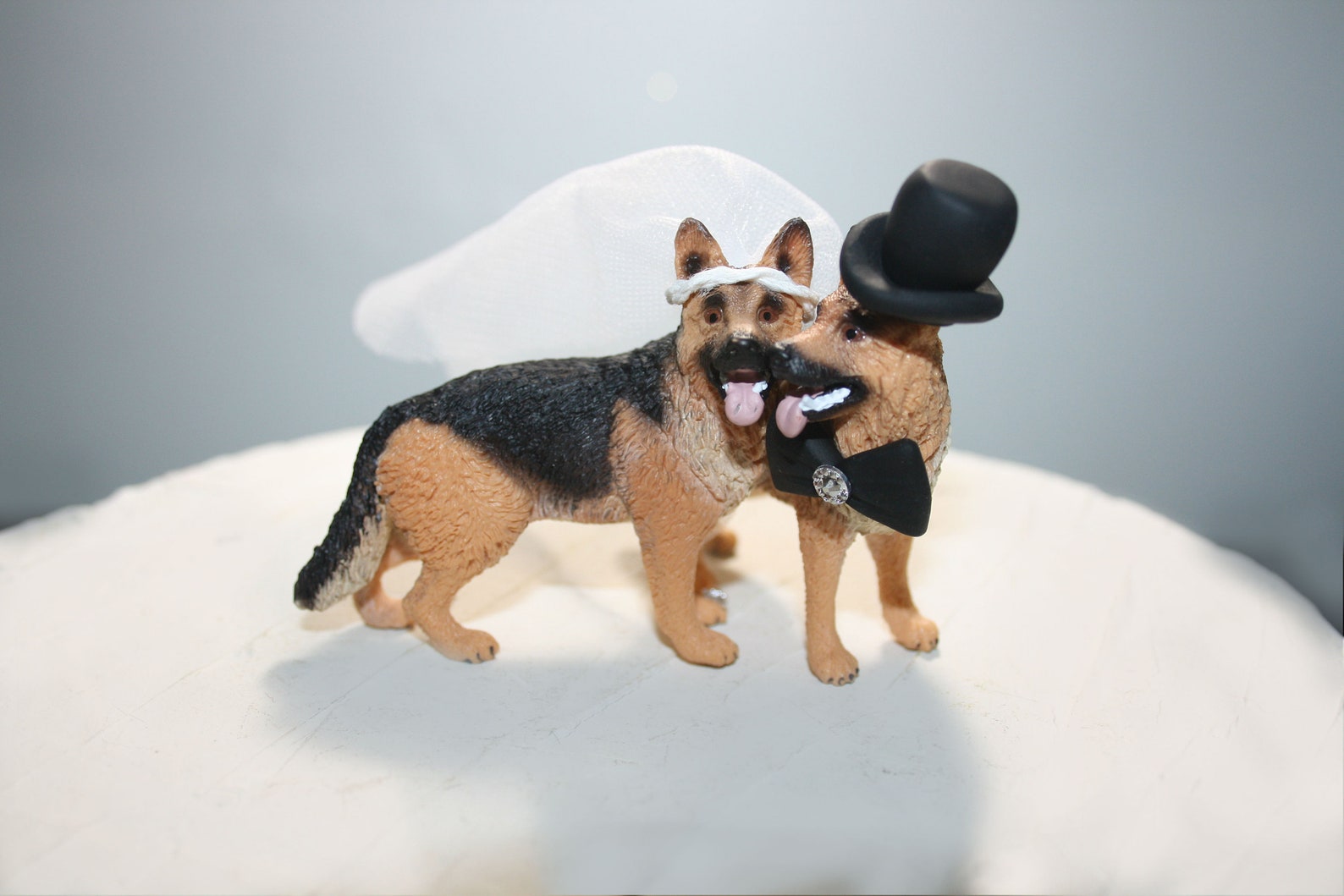German Shepherd Wedding Cake Toppers - Dog Cake Toppers - German ...