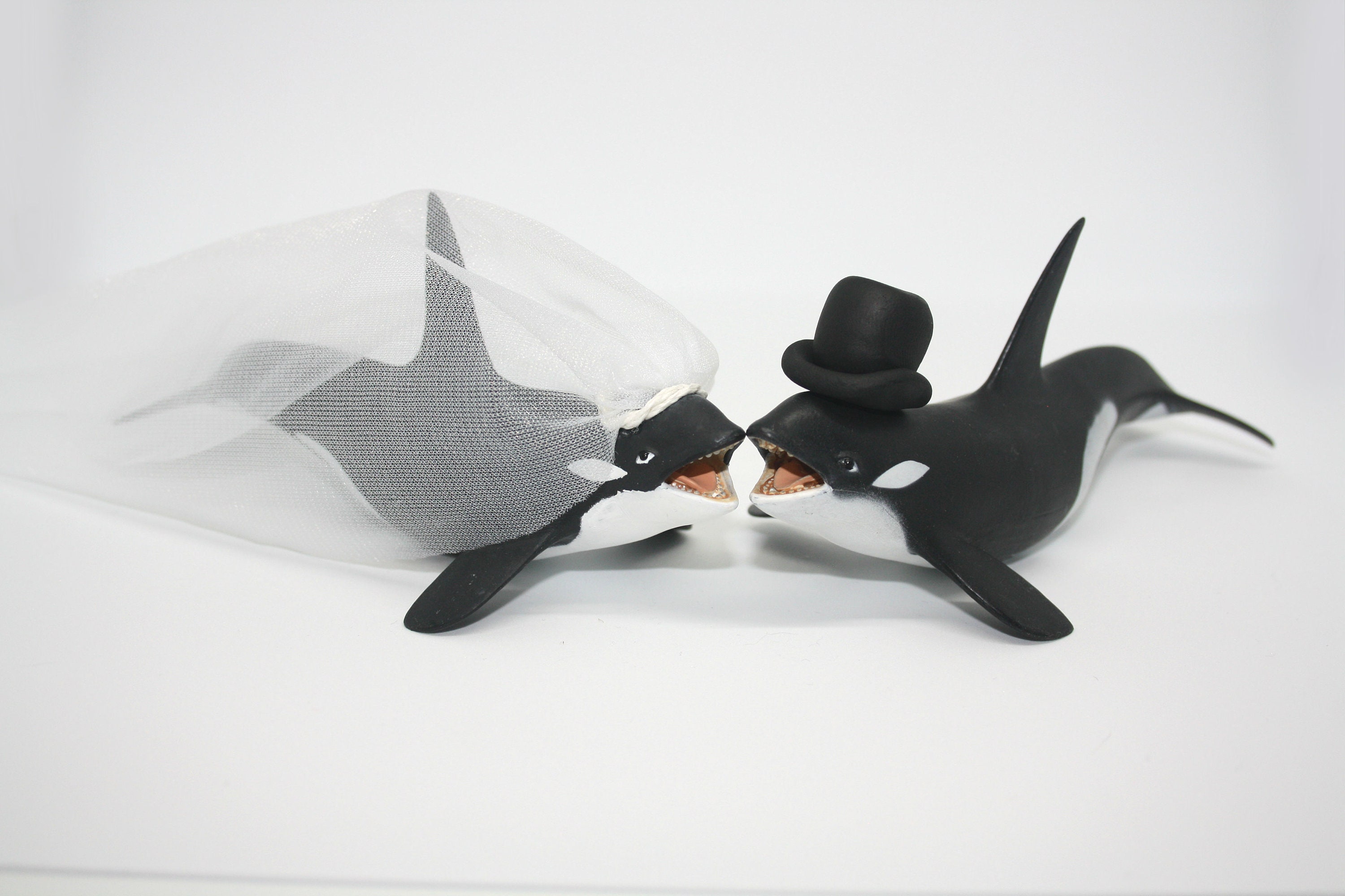 Whale Cake Toppers - Orcas - Killer Whales - Large Cake Toppers ...