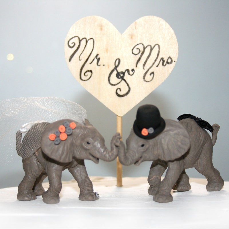 Elephant Cake Topper - Etsy