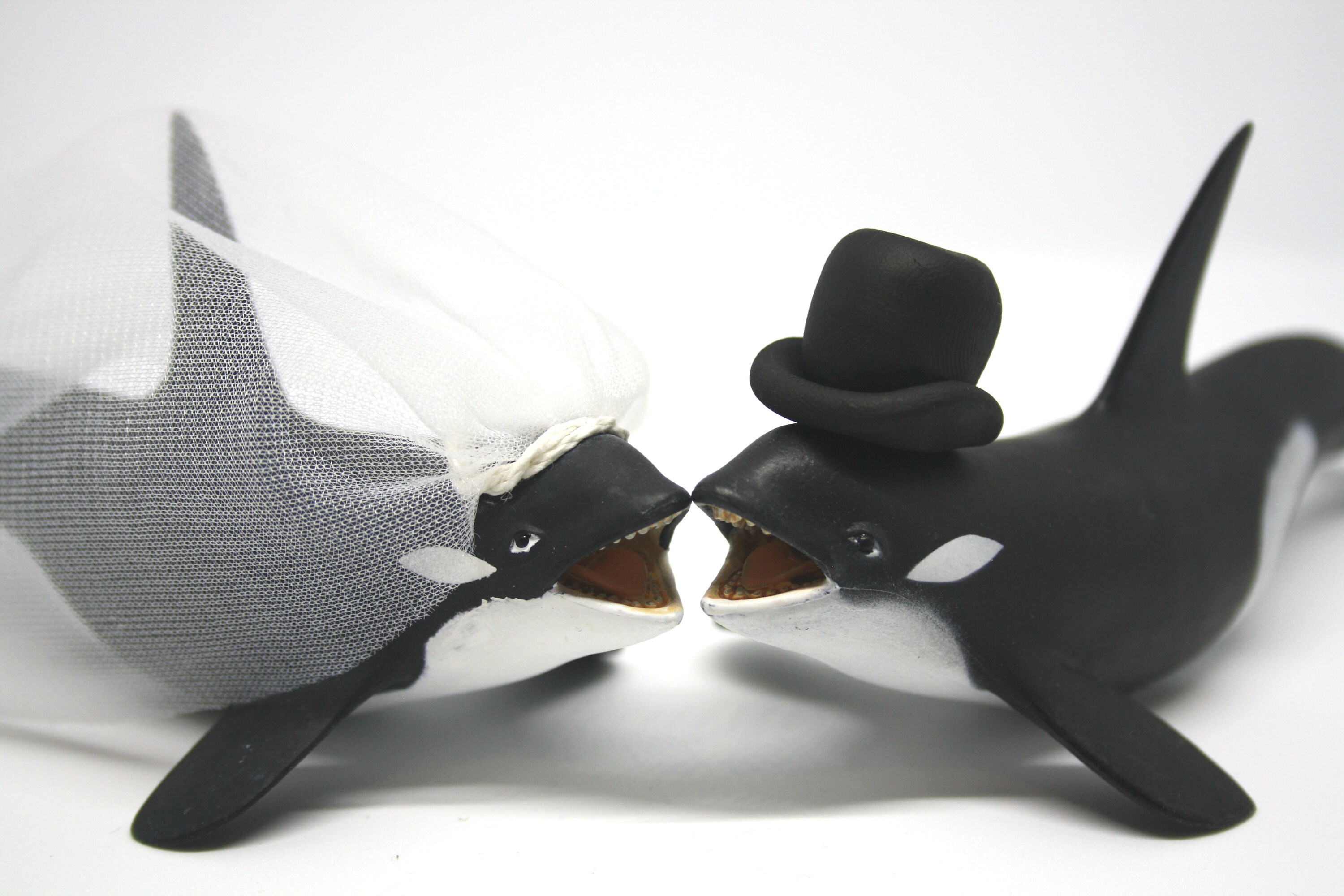 Whale Cake Toppers - Orcas - Killer Whales - Large Cake Toppers ...