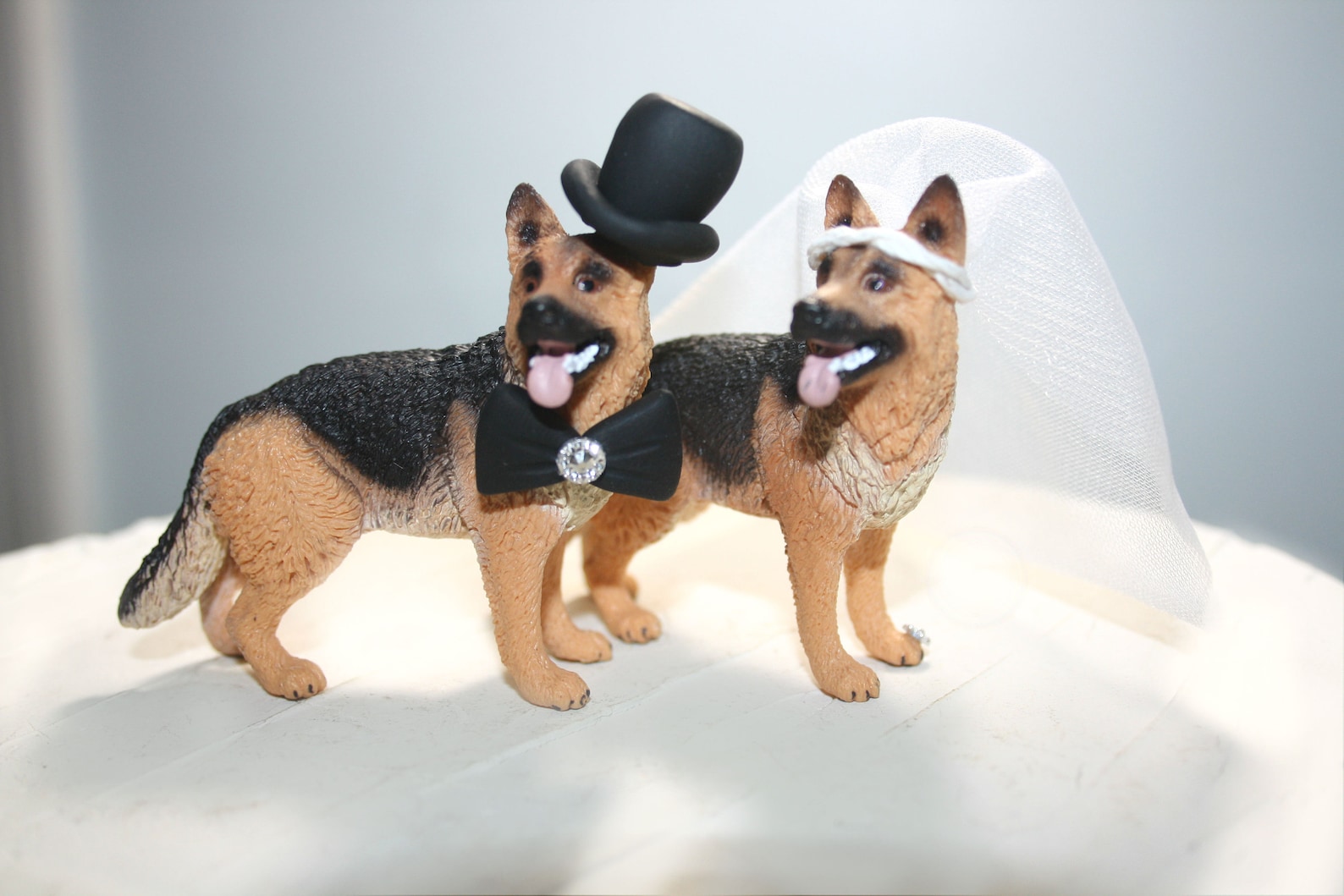 German Shepherd Wedding Cake Toppers - Dog Cake Toppers - German ...