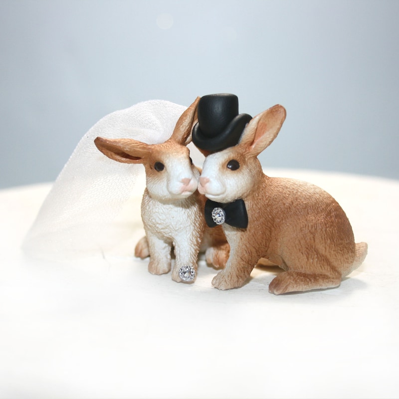 Rabbit Cake Topper - Etsy